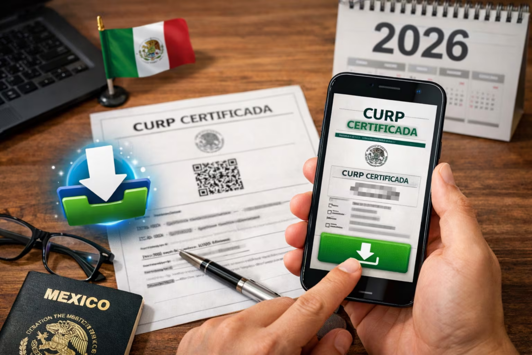 CURP certificada gratis en 2026 así puedes descargarla en PDF en ...