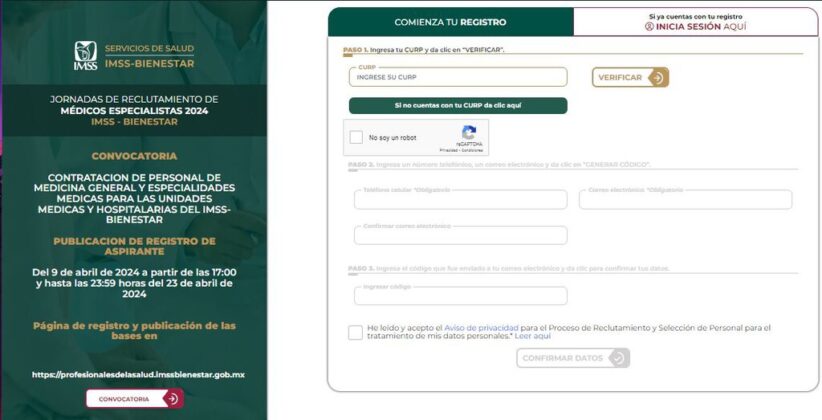 Cómo registrarte al IMSS-Bienestar paso a paso - Noticias Gobierno